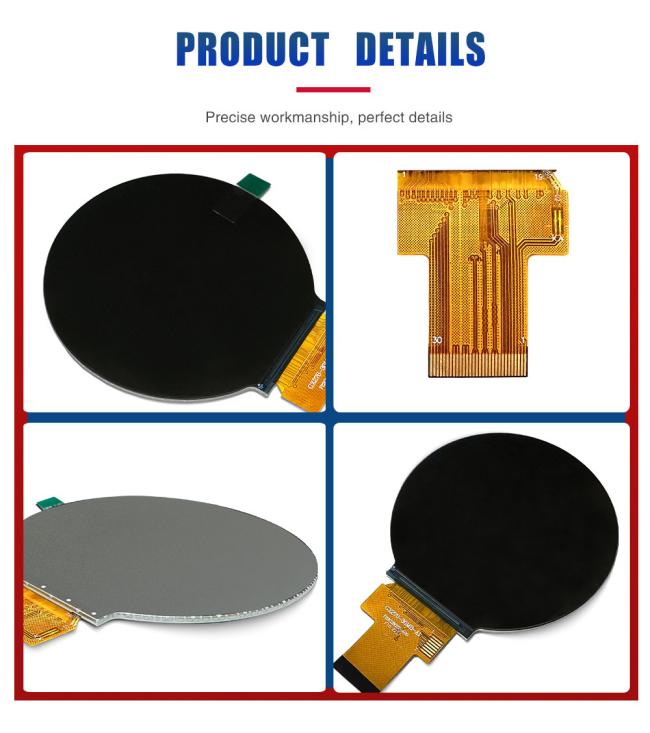 Circular TFT LCD Module display example