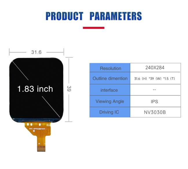 TFT LCD Module side view