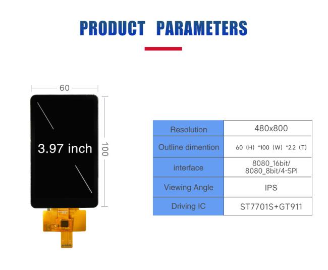 TFT LCD Module side view