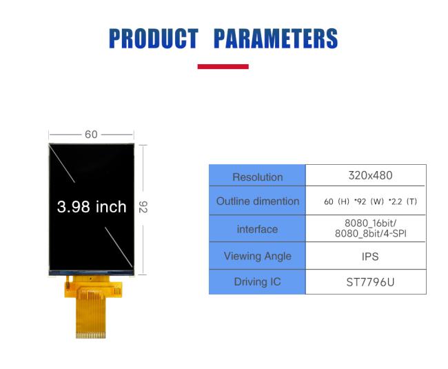 TFT LCD Module side view