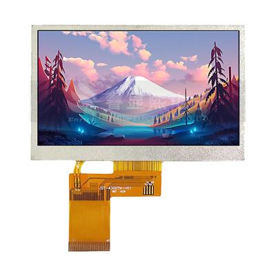 中国 ポータブル4.3インチTFT LCDディスプレイ RGBインターフェース 480x272解像度 ST7282 販売のため