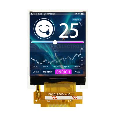 China 1.77 Inch Tft Lcd Display Panel 128x160 Resolution IC ST7735 Lcd Tft Module for sale