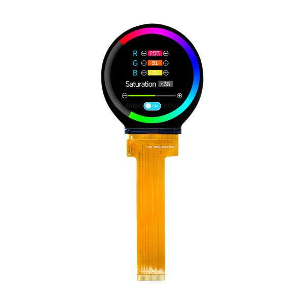 Quality 2.1 Inch Circular TFT LCD Display 480x480 Resolution SPI+RGB IC ST7701S for sale