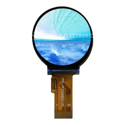 China Pantalla redonda de 0.9 pulgadas TFT LCD Interfaz SPI Pantalla redonda LCD 128x128 Resolución ST7735 IC en venta