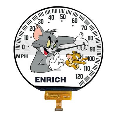 中国 3.6インチ円形TFT LCDディスプレイ 544x506解像度 IC ST72566 LVDS 販売のため