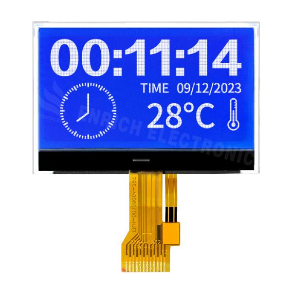 Quality Custom Monochrome Graphic Lcd Display 3 Inch ST7567A Portable for sale