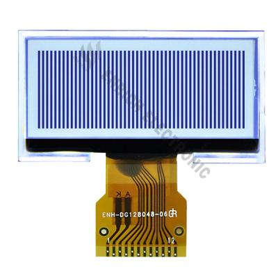 China 128x48 Graphic LCD Display 6 0'Clcok FSTN COG For Industrial Control for sale