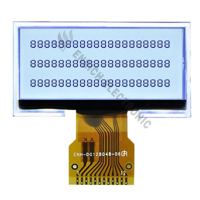China 128x48 Graphic LCD Display 6 0'Clcok FSTN COG For Industrial Control for sale