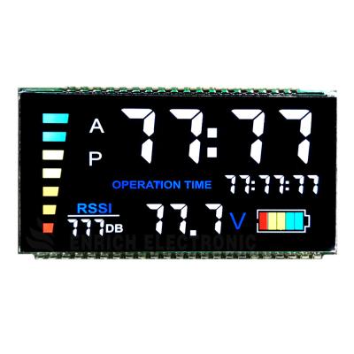 China VA Segment LCD Display Monochrome Screen 1/4 Duty 1/3 Bias for sale