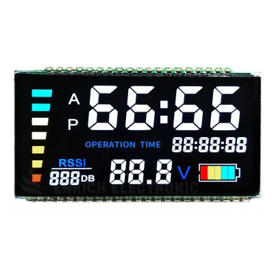 China VA Segment LCD Display Monochrome Screen 1/4 Duty 1/3 Bias for sale