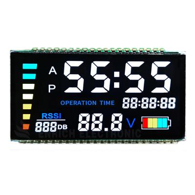 China VA Segment LCD Display Monochrome Screen 1/4 Duty 1/3 Bias for sale