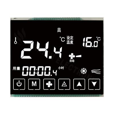 China VA 7 Segment Lcd Custom Lcd Segment Display OEM ODM Solution for sale