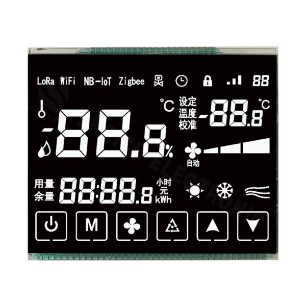 Quality VA 7 Segment Lcd Custom Lcd Segment Display OEM ODM Solution for sale
