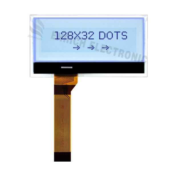 Quality 2.3 Inch Graphic LCD Module 128x32 Dot Martix Custom LCD Display for sale