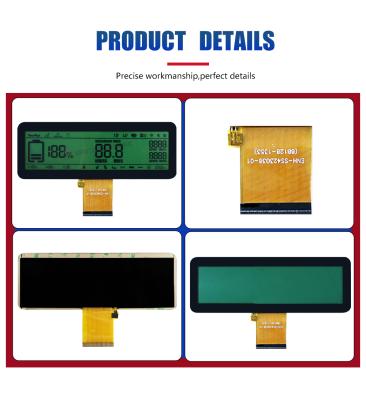 China STN Transmissive Segment LCD Display with 12 0'clock Viewing Angle for Industrial Applications for sale