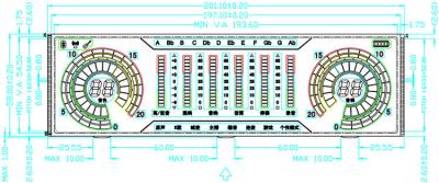 China Custom Negative VA LCD Module Display with 6 0'clock Viewing Angle and Wide Temperature Range for sale