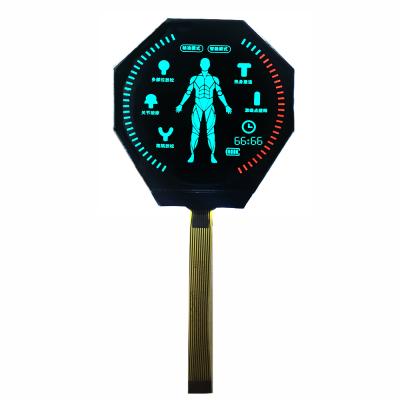 China 2.2 Inch LCD Segment Display TN For Massager VA Octagon For Fascia Gun Manufacturer Direct for sale