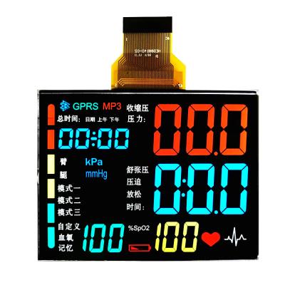 China FPC Connection VA LCD Segment Display Medical Device Screen 1/4 Duty 1/3 Bias Wide Temp Black White for sale