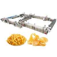 China Automatic Industrial Potato Chips Production Line for Fruit Processing Plant for sale