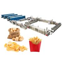 China Automatic Industrial Potato Chips Production Line for Fruit Processing Plant for sale