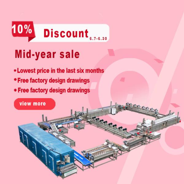 Quality SUS304 Material Potato Chips French Fries Machine for Holland Turkey Production for sale