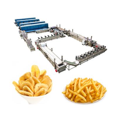 China Iqf French Fries Machine Complete Production Pretreatment Line with High Productivity for sale