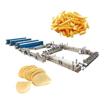 China Automatic Potato Chips Production Line for High Productivity in Meat Processing Plants for sale