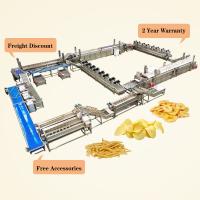 Quality 1500w Fully Automatic Cassava Fresh Finger Potato Chips Making Machine for for sale