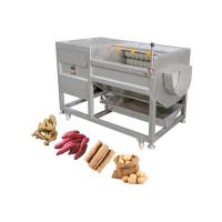 China Manually Discharging Vegetable Peeling Machine For Carrots Root Vegetables for sale
