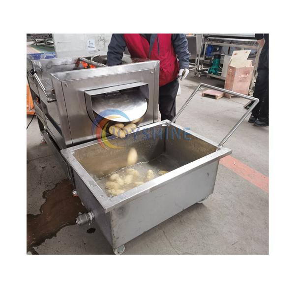 Quality Large Capacity Brush Type Cassava Carrot Fresh Ginger Automatic Potato Peelers for sale