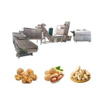 China 200KG Nuts Roasting Peanut Frying Machine For Automatic Fried Nuts Processing for sale