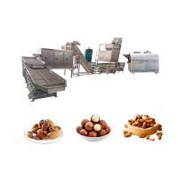 China 200KG Nuts Roasting Peanut Frying Machine For Automatic Fried Nuts Processing for sale