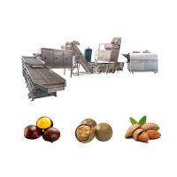 China 200KG Nuts Roasting Peanut Frying Machine For Automatic Fried Nuts Processing for sale