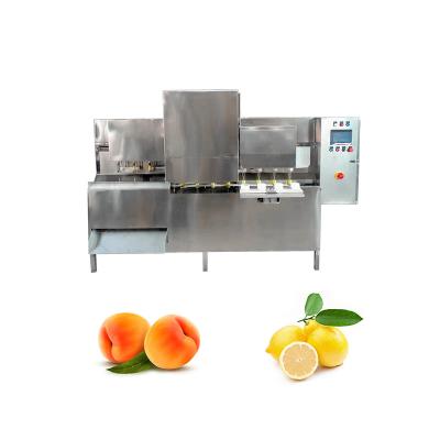 China Apple Skin Removed And Core Peeling Machine 2350 X 800 X 1750mm Apple Slicer for sale