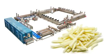 Cina Linea di produzione di patatine fritte e patatine fritte completamente automatica Equipaggiamento di lavorazione alimentare industriale ad alta efficienza in vendita