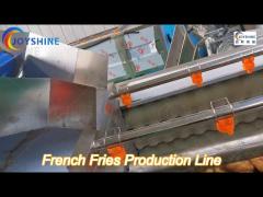 Linea di produzione di patatine fritte ad alta efficienza, completamente automatica, attrezzatura personalizzabile per la lavorazione delle patatine, ideale per impianti di lavorazione alimentare.