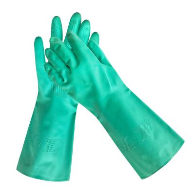 Cina Protezione dei guanti del nitrile di XXL contro i prodotti chimici 15 Mil Solvent Resistant Heavy Duty in vendita