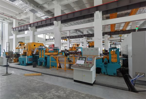 Uncoiling Leveling Laser Cutting Blanking Line For High Tensile Steel Stainless Steel Aluminum Sheets