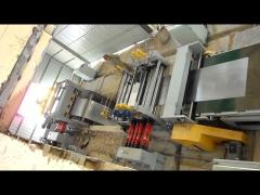 High Speed Precision Flying Shear Cut To Length Line 0.3-3 X 1600