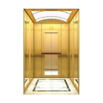 China Spray Steel Plate Indoor Residential Elevator Mirror Etched SS GSM-P6 for sale