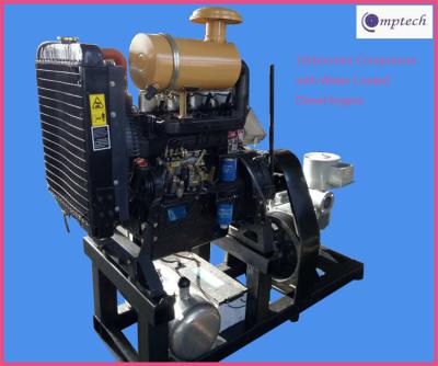 China 10 CBM water cooled diesel engine dirven bulk cement trailer compressor bulk tanker compressor bulker compressor for sale