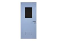 Quality GMP Standard Modular Cleanroom Manul Swing Door Hospital Steel Door for sale