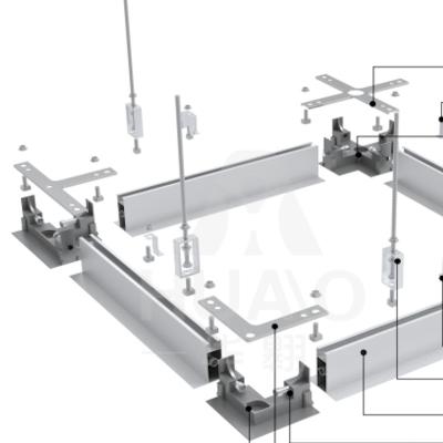 China Modular Cleanroom Aluminum Grid For Suspended Ceiling Systems for sale
