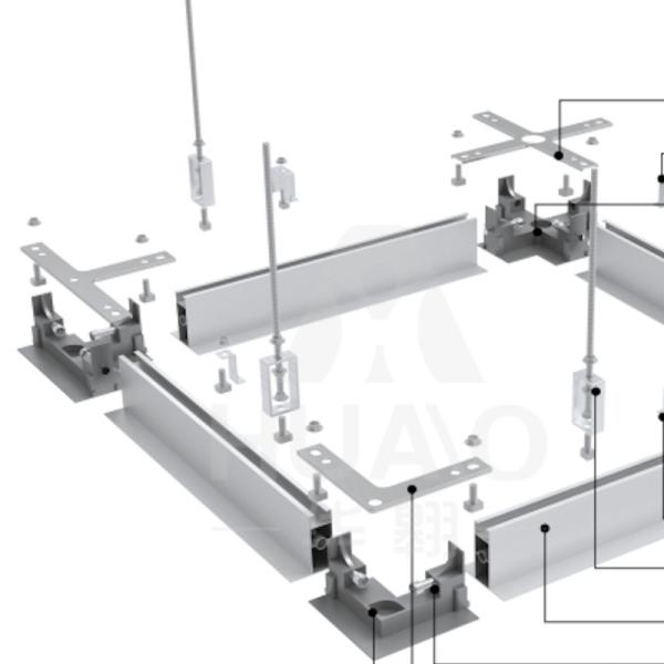 Quality Modular Cleanroom Aluminum Grid For Suspended Ceiling Systems for sale
