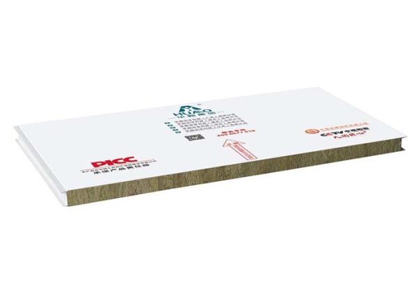 Quality GMP Standard Thermal Insulation Rock Wool Sandwich Panel For Fire Prevention for sale