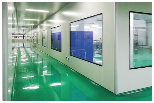 Quality Aluminum Frame Double Tempered Glass Window For Clean Room Environments for sale