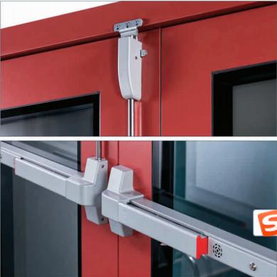 China GMP Cleanroom Door System Panic Bar With World Lock High Security for sale