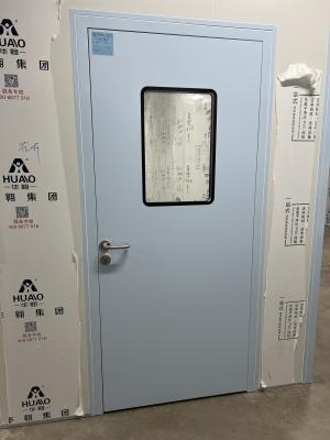 China Single Opening Medical Cleanroom Door Hospital Room Steel Door Customizable Size for sale