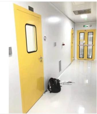 중국 10.0mm 프레임 가연 철강 청정실 스윙 도어 병원 연구소 작업실 판매용