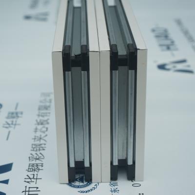 China Handmatige warmtebescherming Cleanroom Sandwich Panel Met 0,376 0,426 0,476 mm stalen plaat Te koop